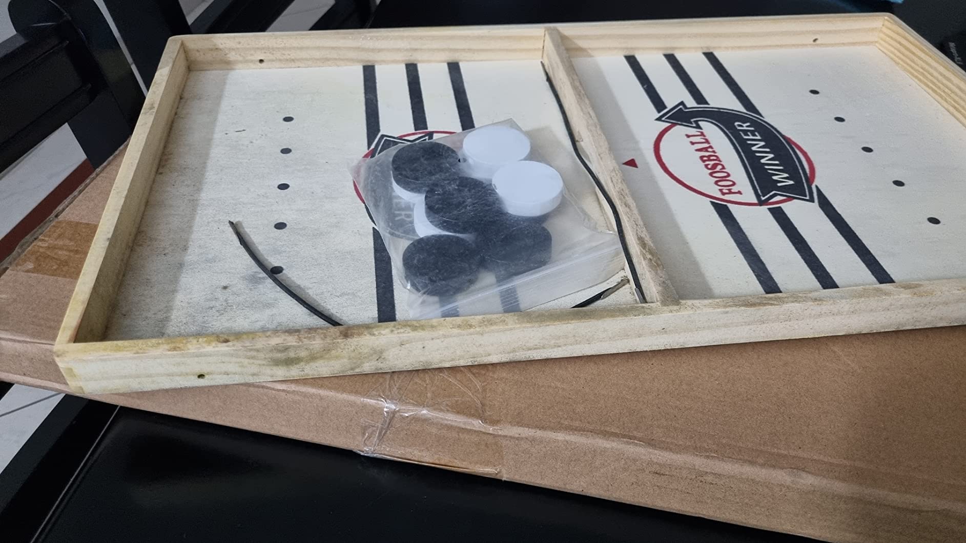 Buy Chocozone String Hockey Table Board Game Tabletop Slingshot Games ...