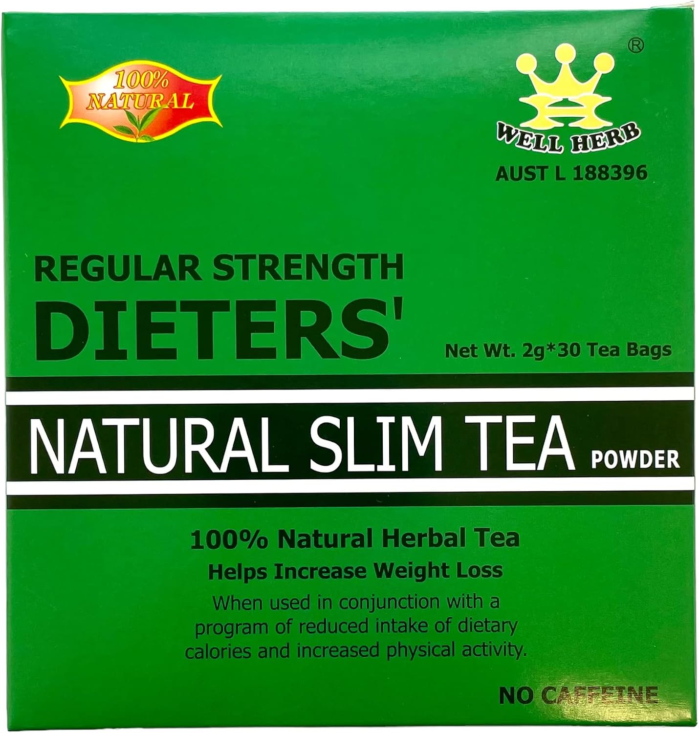 Dieters Natural slim tea - Regular Strength 30 Bags : Amazon.com.au ...