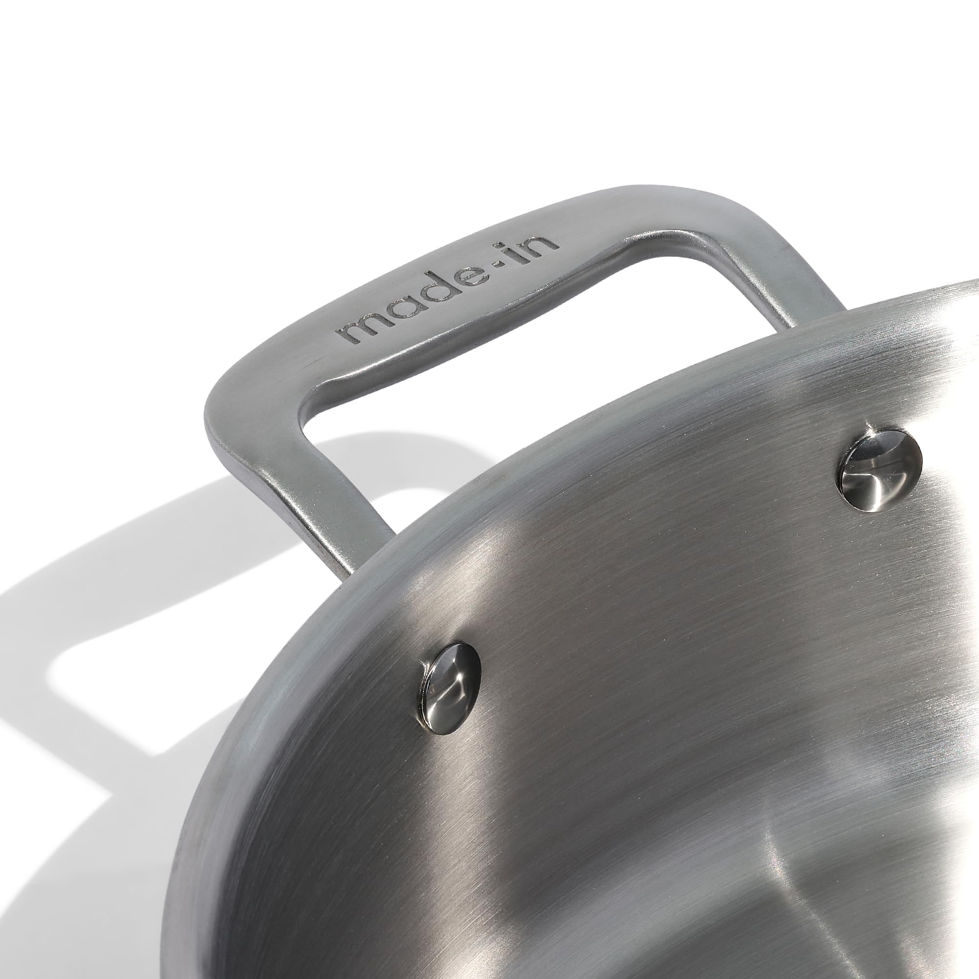 Snapklik.com : Cookware - 6 Quart Stainless Steel Rondeau Pot w/Lid - 5 ...