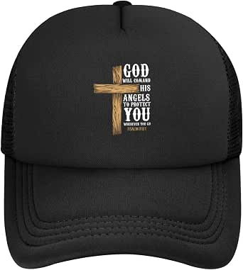 Bible Verse Psalm 91 :11 Christian Gifts Religious Gifts Trucker Hat ...