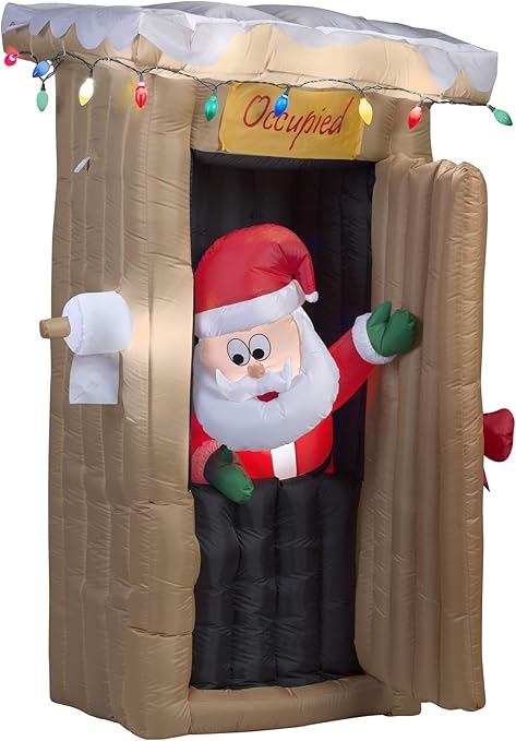 Amazon.com: Gemmy Christmas Inflatable 6 FT Tall Animated LED Lighted ...