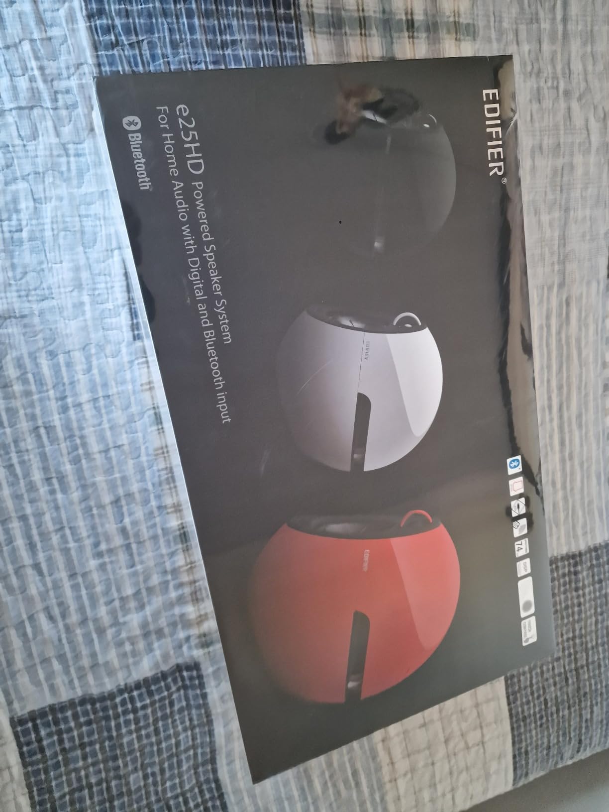 Edifier Luna E25 Design-Lautsprecherset mit Bluetooth (74 Watt), rot ...