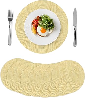 Amazon.com: Roshtia 100 Pcs Paper Placemat Disposable Placement Mats ...