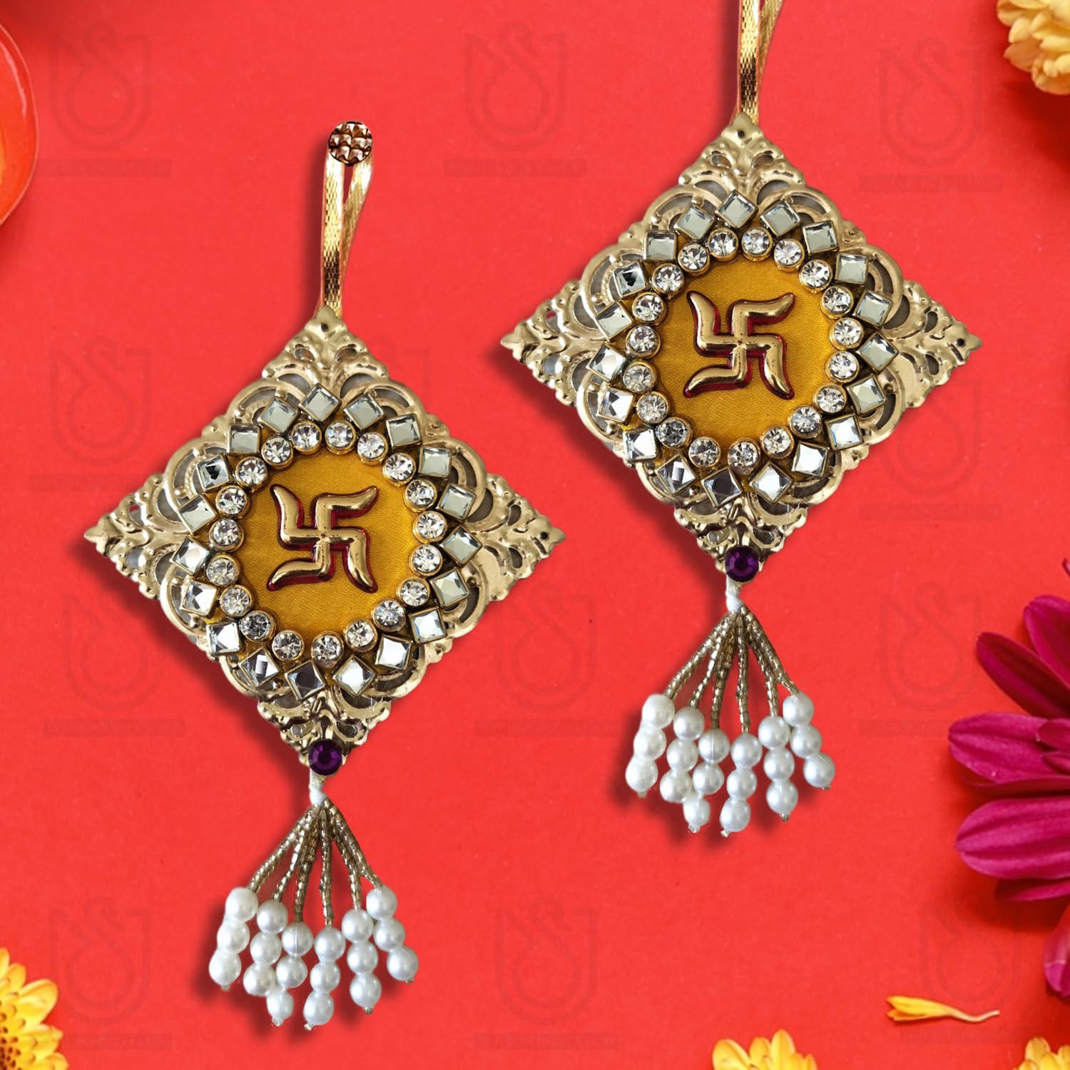 UrbanShilp Metal Swastik for Door Entrance Swastik Symbol Nazar Battu ...