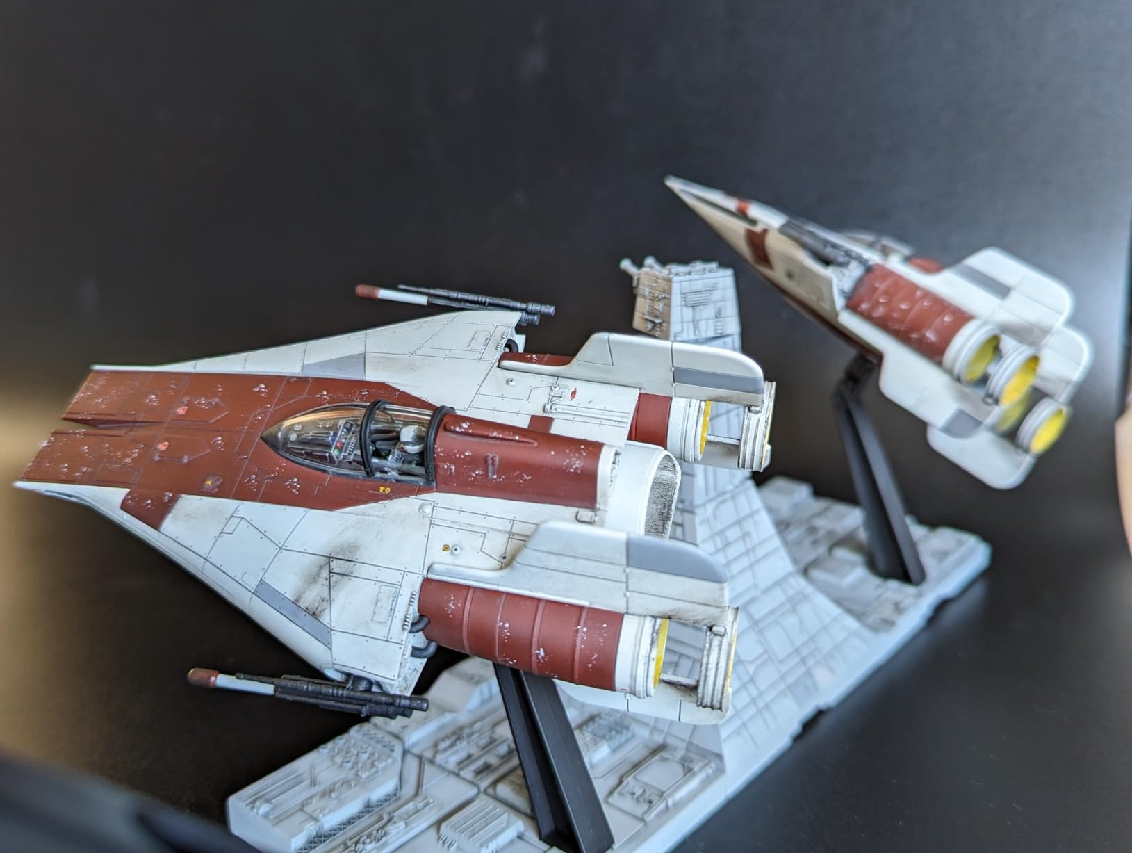 Revell (Bandai original 01210 Star Wars A-Wing Starfighter 1:72 Scale ...