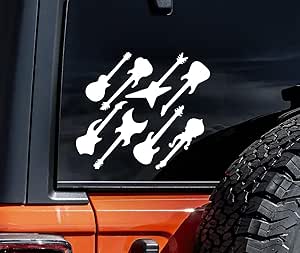 Amazon.com - Sticky Bomb Guitar Rock Music Car Vinyl Decal Sticker ...
