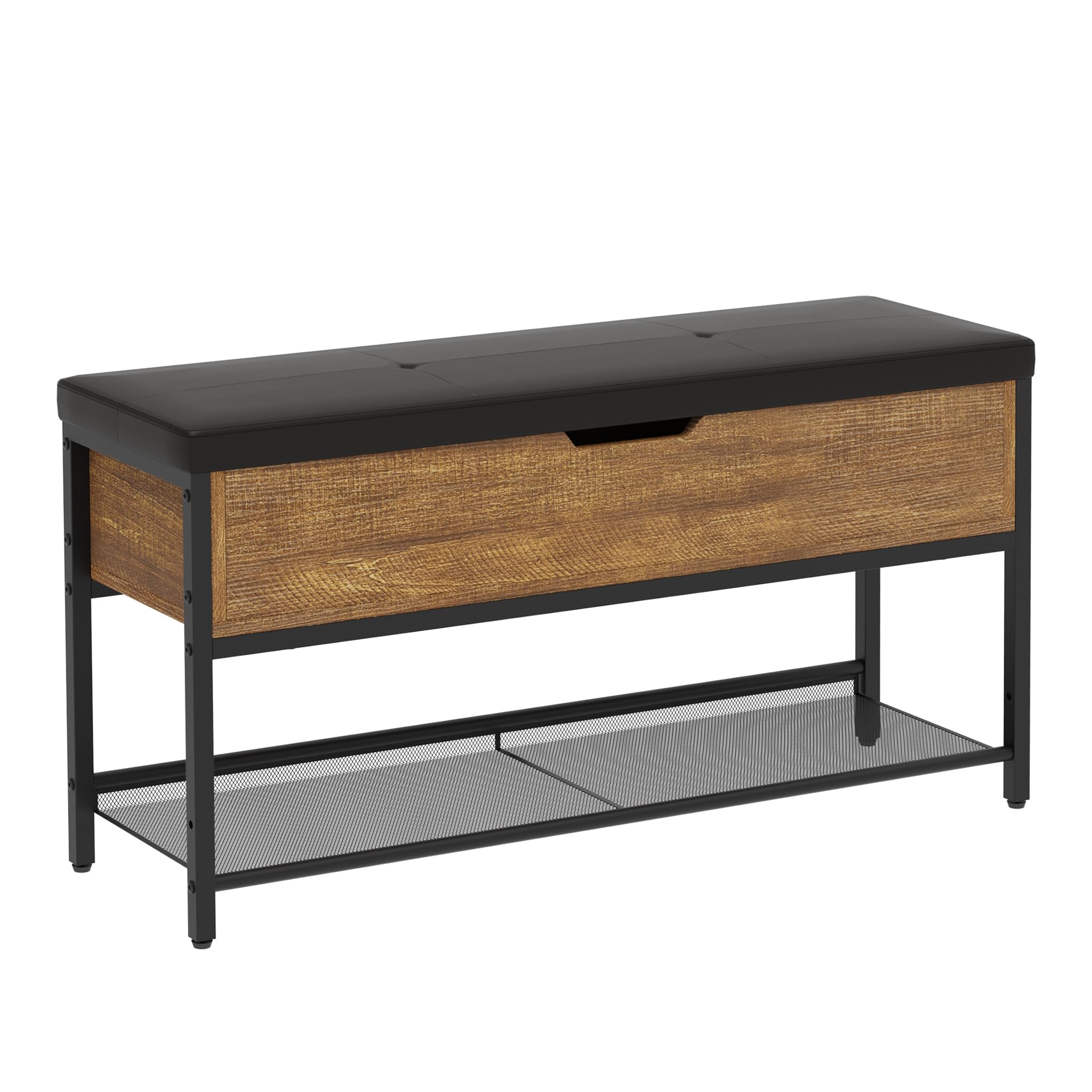 Amazon.com: Mondeer Shoe Rack Bench with Upholstered Cushion, Shoe ...