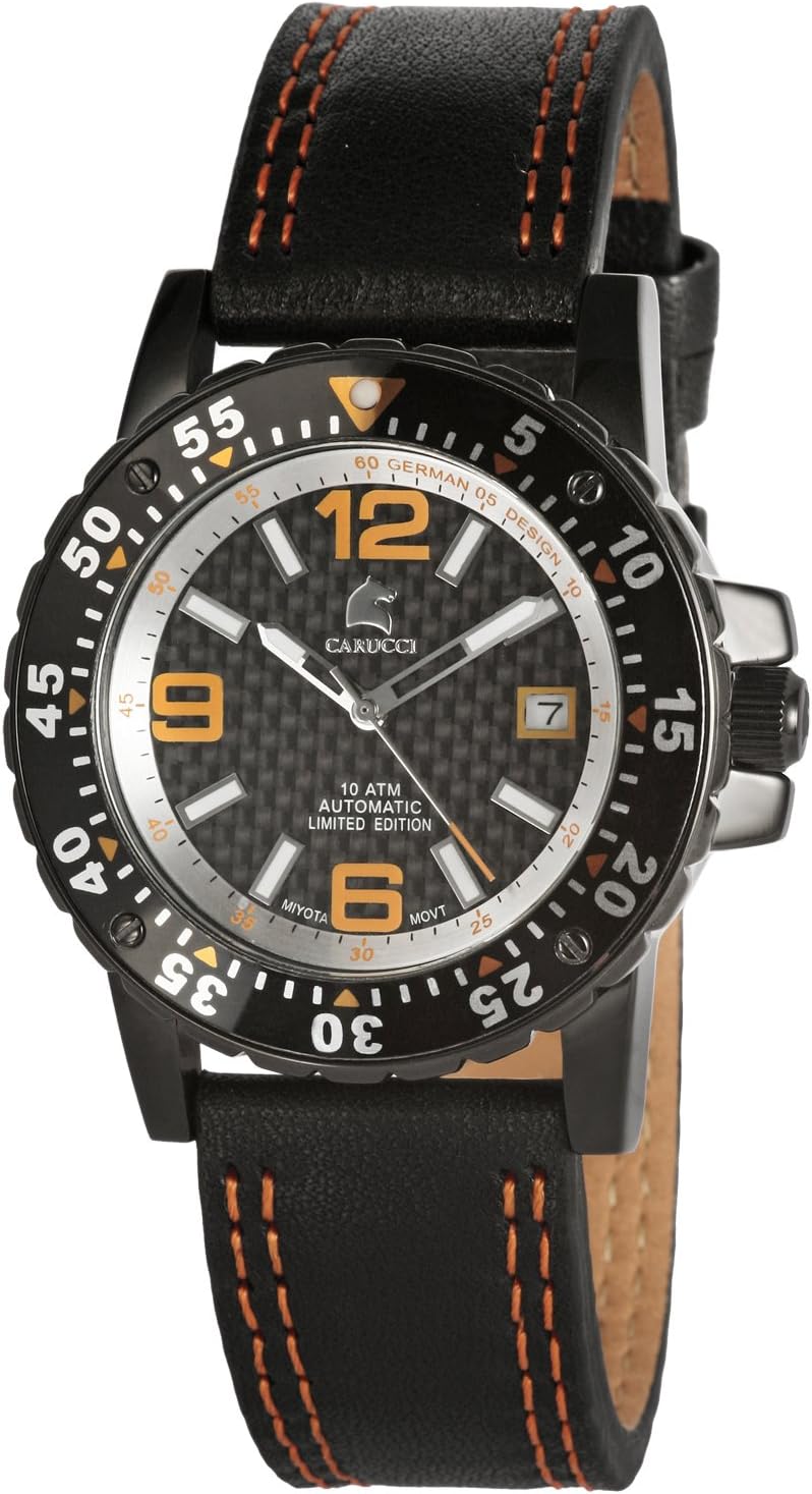 Amazon.com: Carucci Automatic CA2184OR Gents Watch : Clothing, Shoes ...