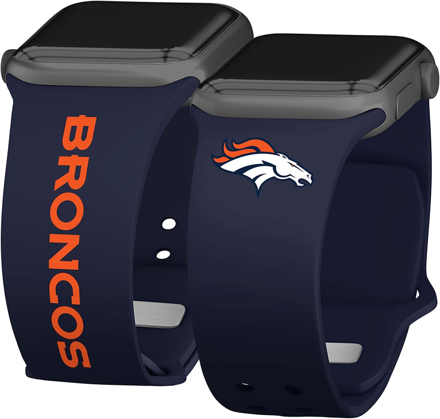 Amazon.com: Game Time Denver Broncos HD Iconic Edition Watch Band ...