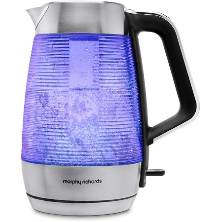 Salter EK2841SS Colour Changing 1.7L Glass Kettle With Dual LED ...