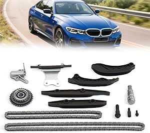 Amazon.com: FIWARY 1 Set Engine Timing Chain Guide Rail Tensioner Set ...