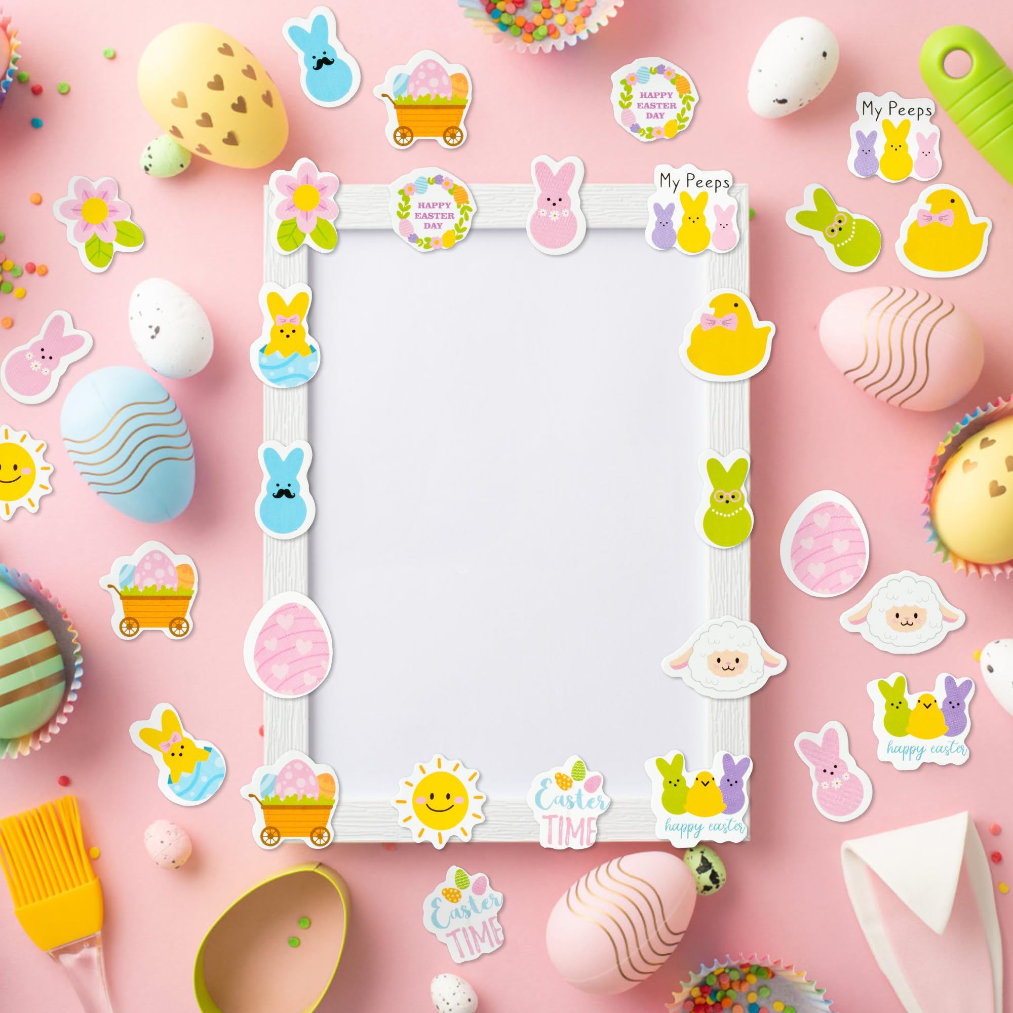 Snapklik.com : Easter Drawing Foam Stickers - 300pcs Cartoon Easter ...