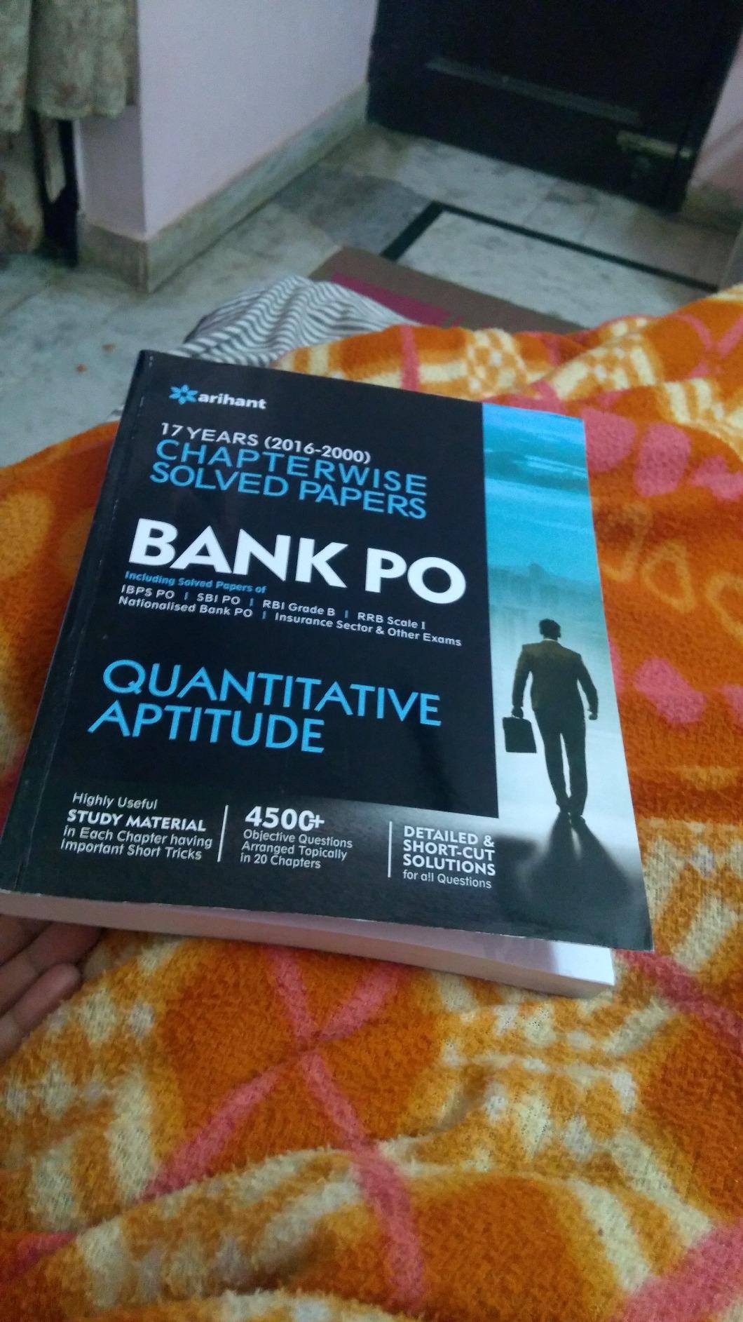 Buy Bank PO Quantitative Aptitude Chapterwise Solved Papers (Old ...