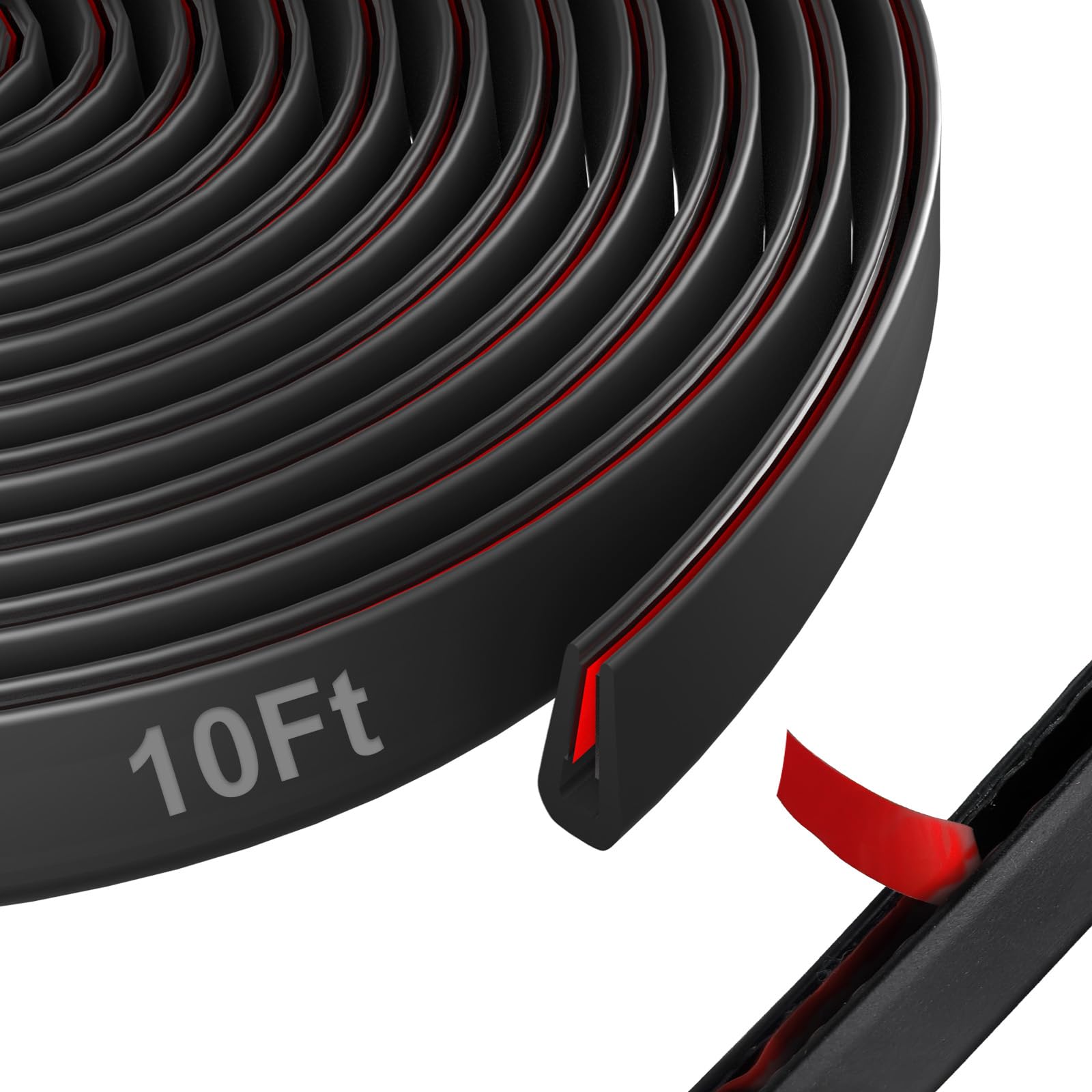 Snapklik.com : Symyda Rubber Edge Trim, U Channel Edge Trim, 10Ft Self ...