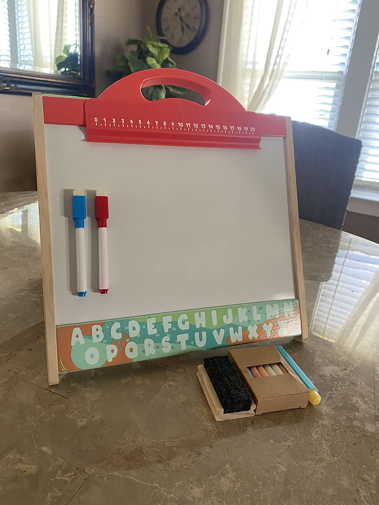 $7/mo - Finance Hape 3 in 1 Tabletop 2 Sided Standing Artwork Easel ...