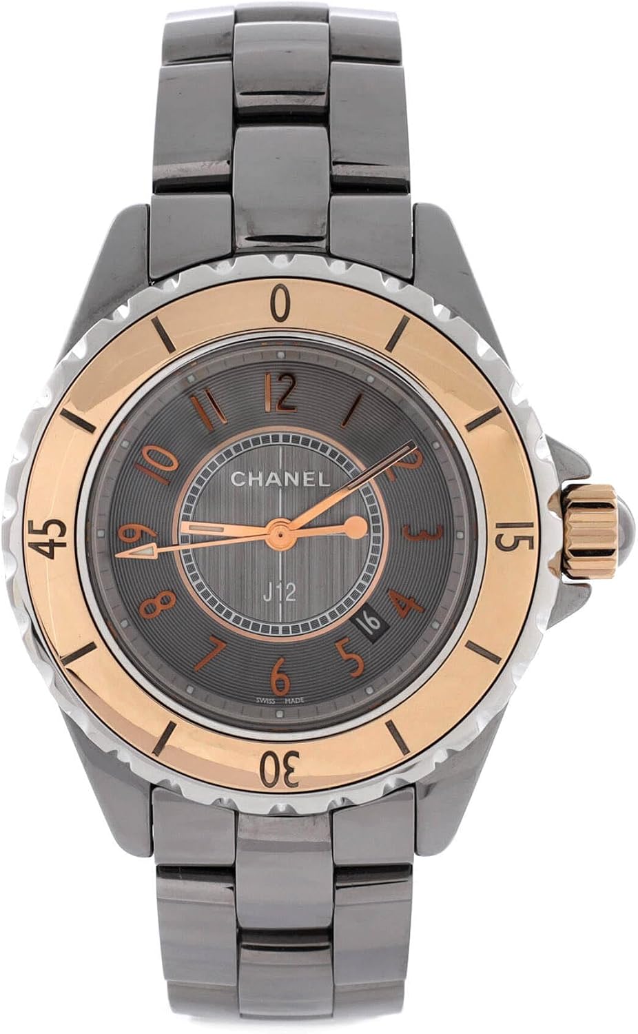 Amazon.com: Chanel, Pre-Loved J12 Chromatic Quartz Watch Titanium ...