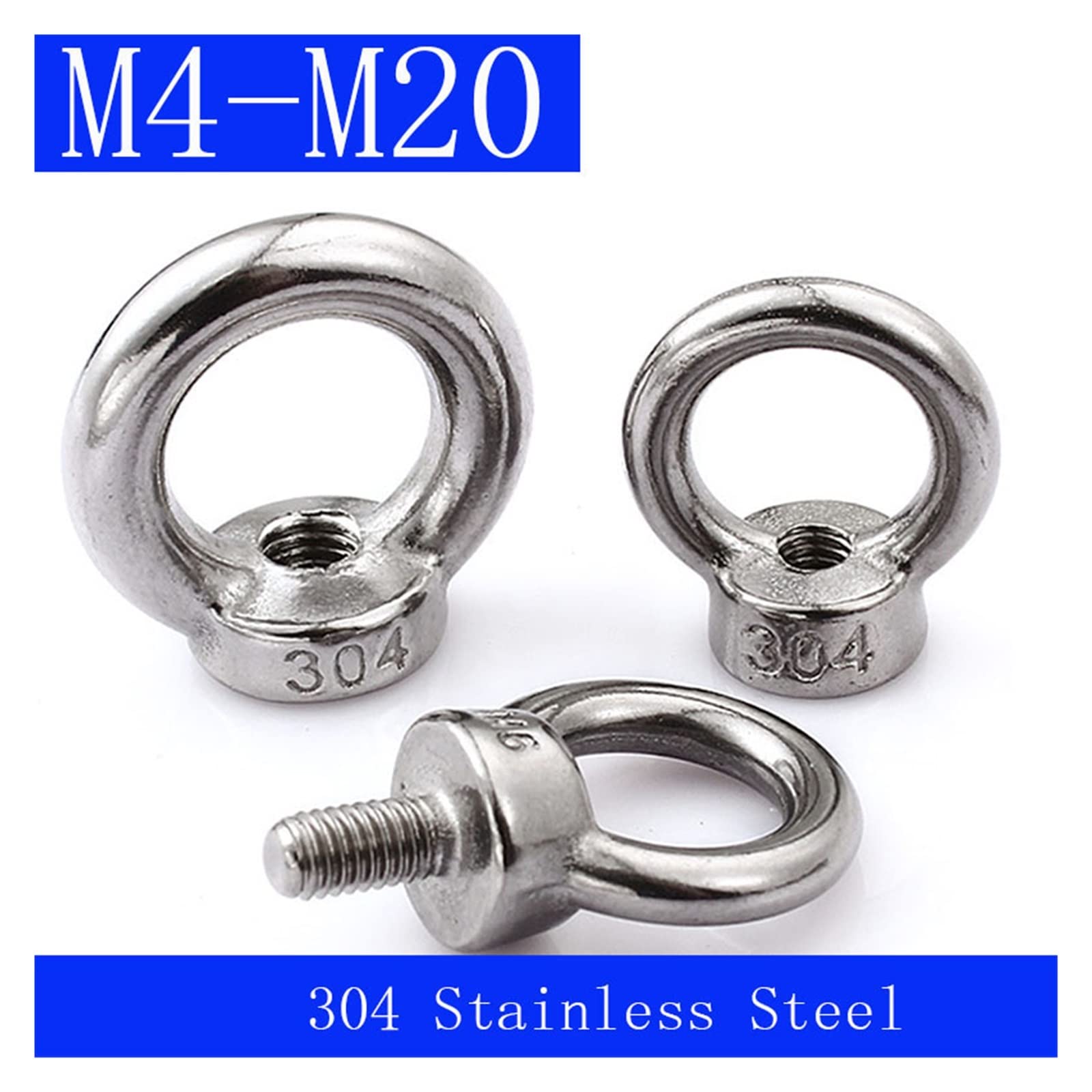 Bulloni Occhiello Acciaio 304 M5 M6 M8 M10 M12 M14 Din444 5Db 304 ...