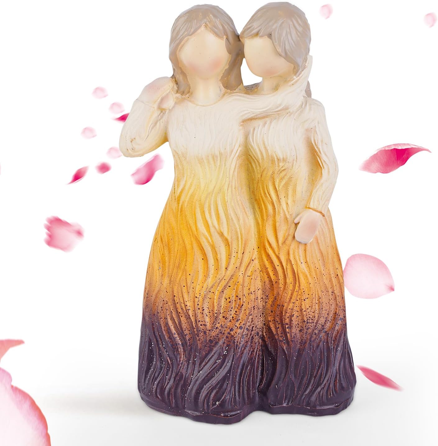Amazon.com: Keluma Two Sisters Sculpted Figure Statues - Resin Two ...