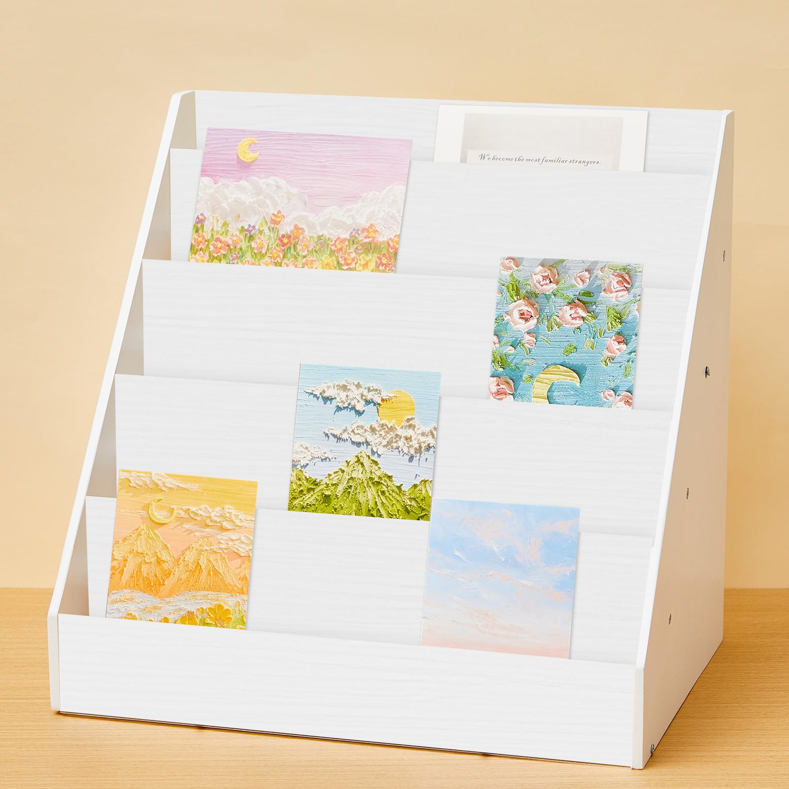 Snapklik.com : Colingmill 5 Tier Bamboo And Acrylic Sticker Display ...