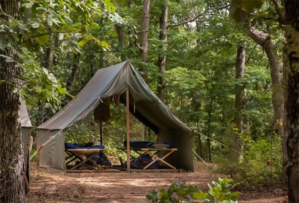 Amazon.com : AOFOTO 15x10ft Scouts Forest Camping Backdrop Summer Camp ...