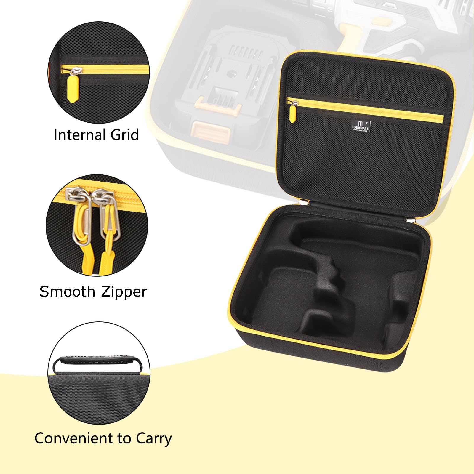 Snapklik.com : Tourmate Hard Storage Case For DEKOPRO Power Drill ...