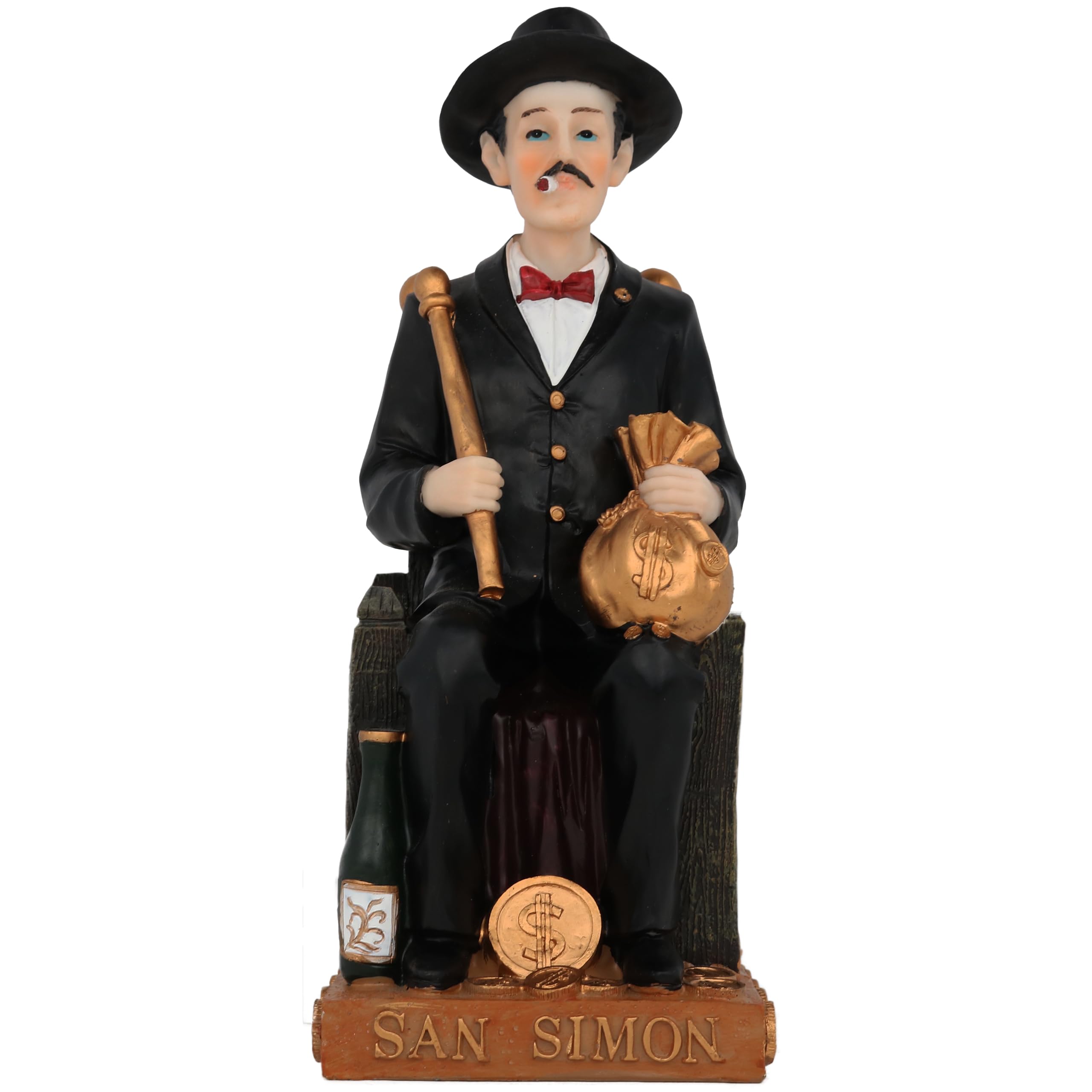 Amazon.com: Cannan San Simón 10"" El Santo Popular De Guatemala Resin ...