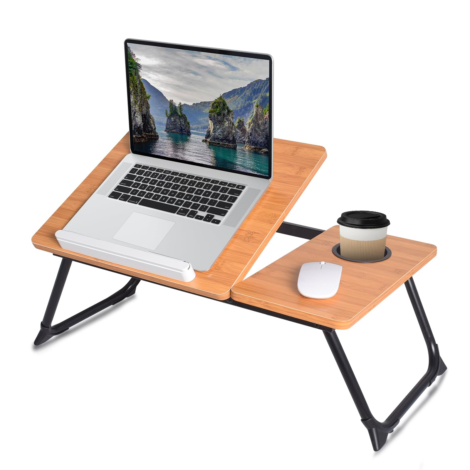 Snapklik.com : Adjustable Laptop Bed Table