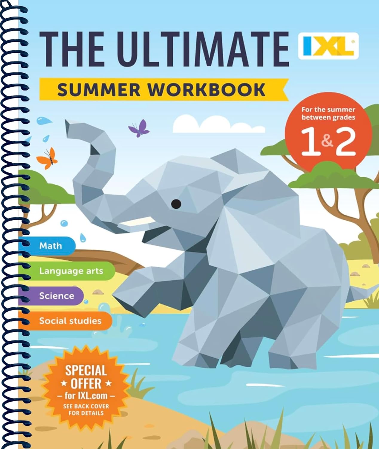IXL Ultimate Summer 1st to 2nd Grade Workbook, Math, Reading ...
