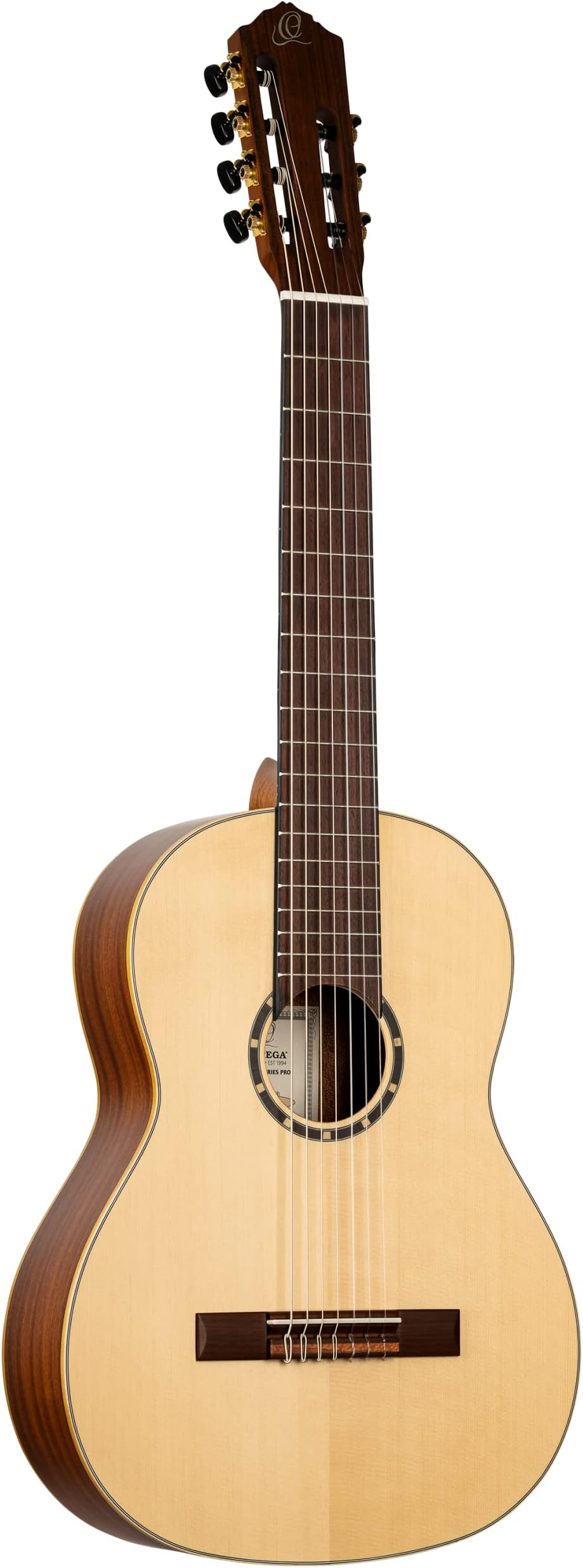 Amazon.com: Ortega Guitars Family Series Pro 7-String Solid Top Nylon ...