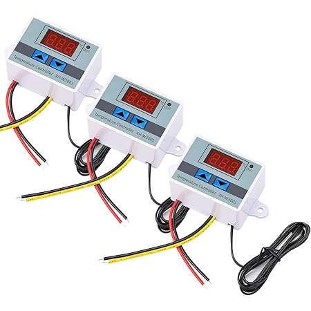 Amazon.com: LDEXIN 220V to 250VAC 16A Adjustable Thermostat Switch ...