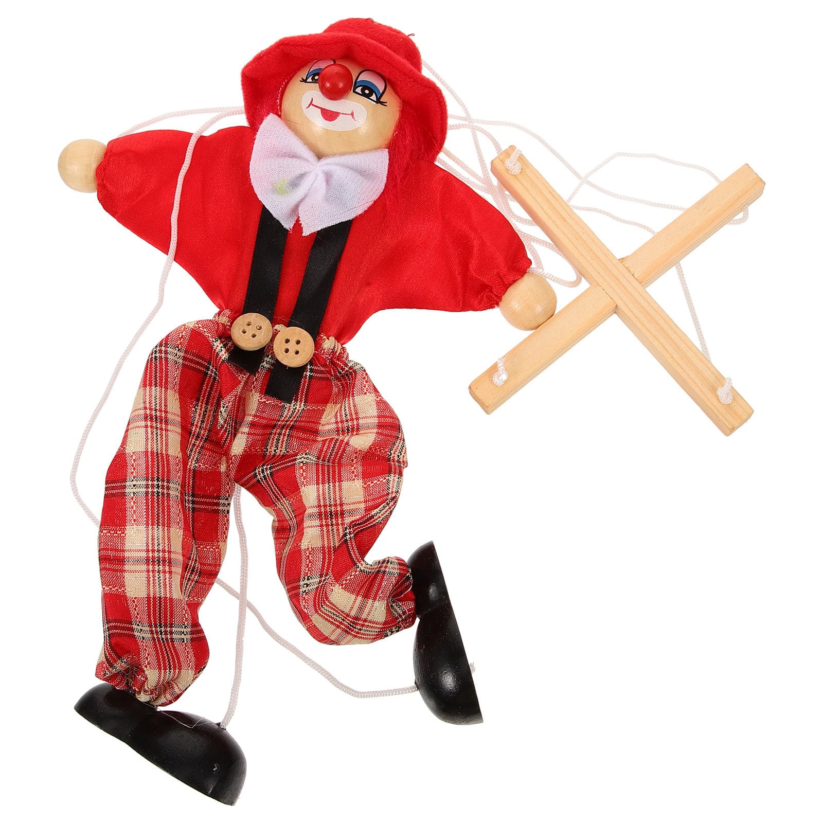 Amazon.com: Ipetboom Pirate Marionette Clown Marionette Puppet Wooden ...