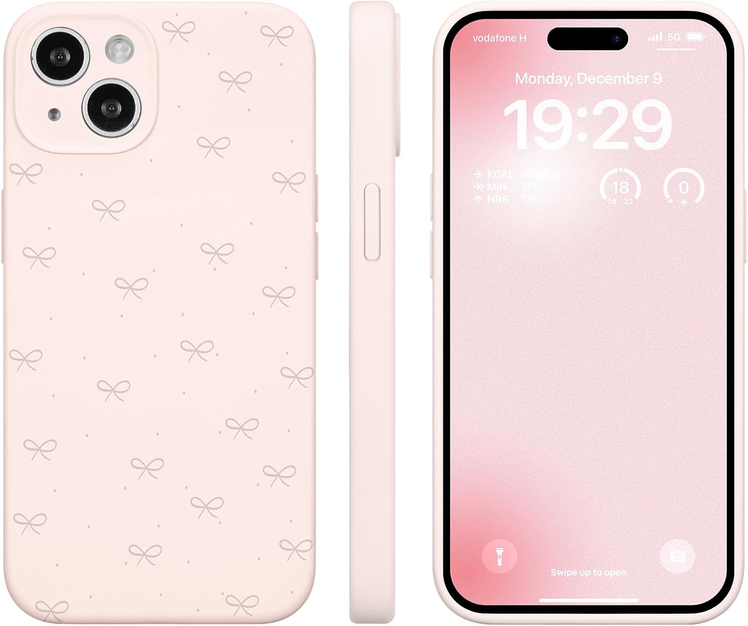 Amazon.com: ZCDAYE Silicone Case for iPhone 13, Anti-Scratch Bow Tie ...