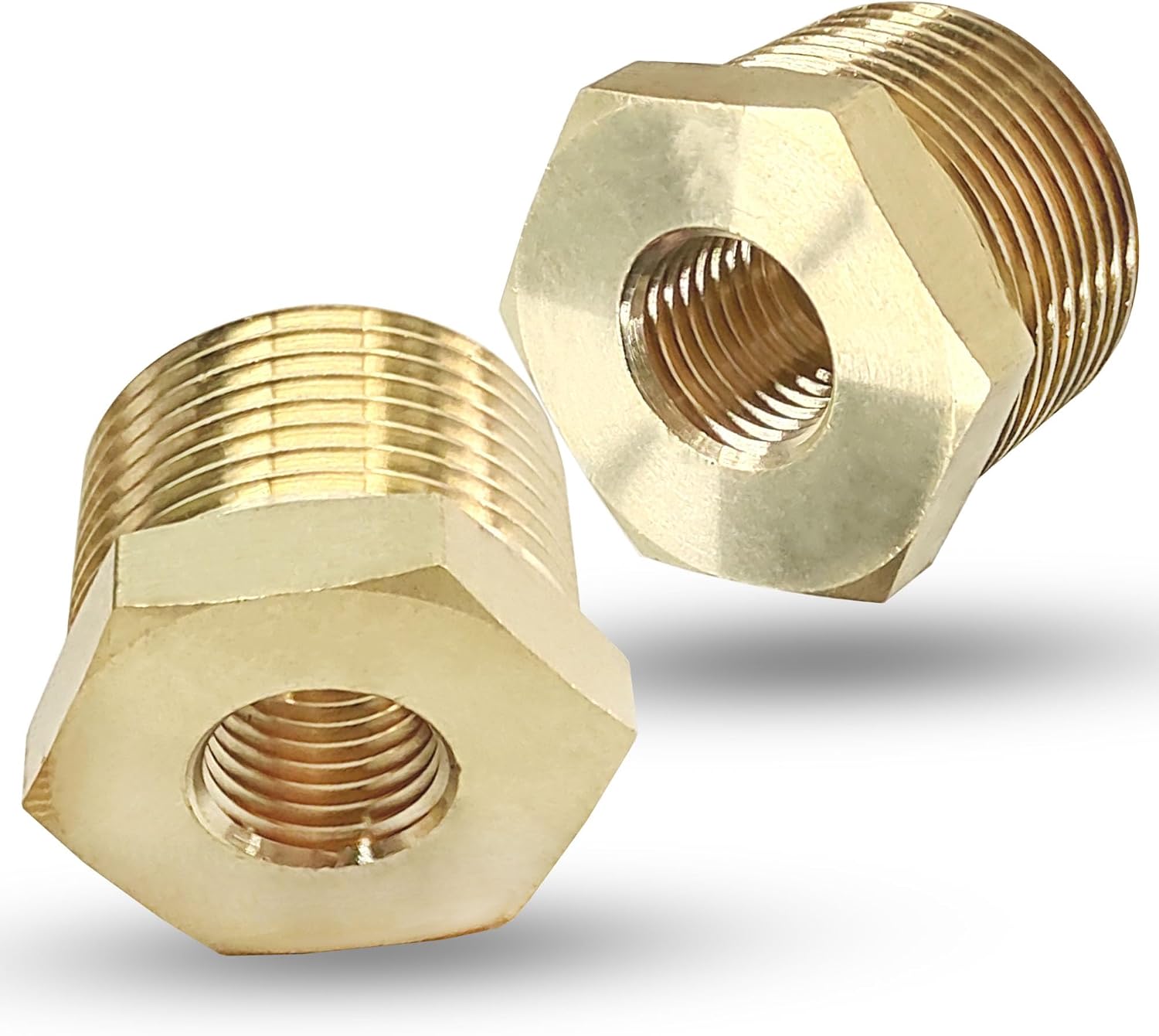 Amazon.com: 2 Pcs Brass 3/4" Male to 1/4" Female Reducer Bushing, 3/4 ...