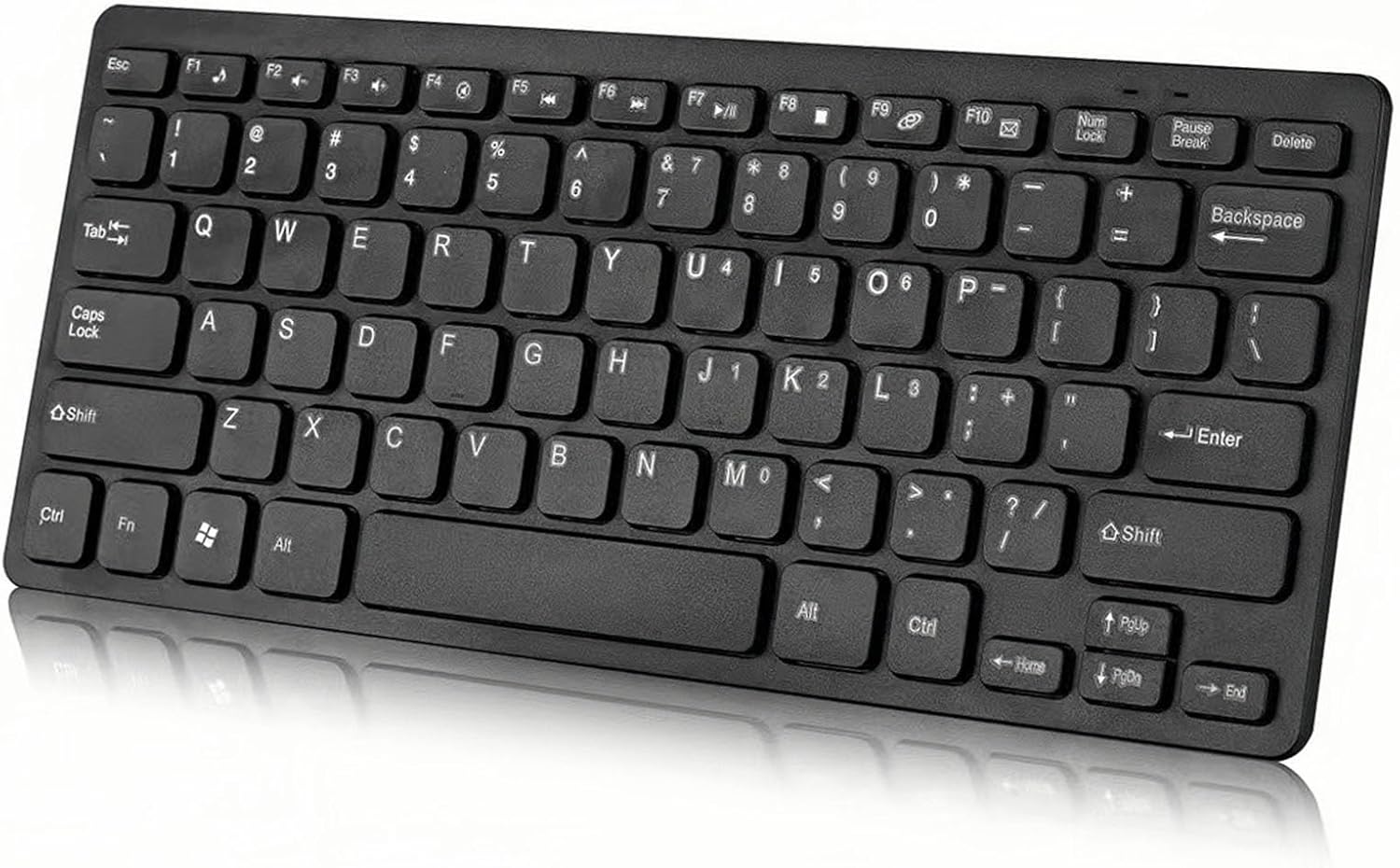 2.4G Mini Wireless Keyboard, Ultra-Thin Portable Small Computer ...