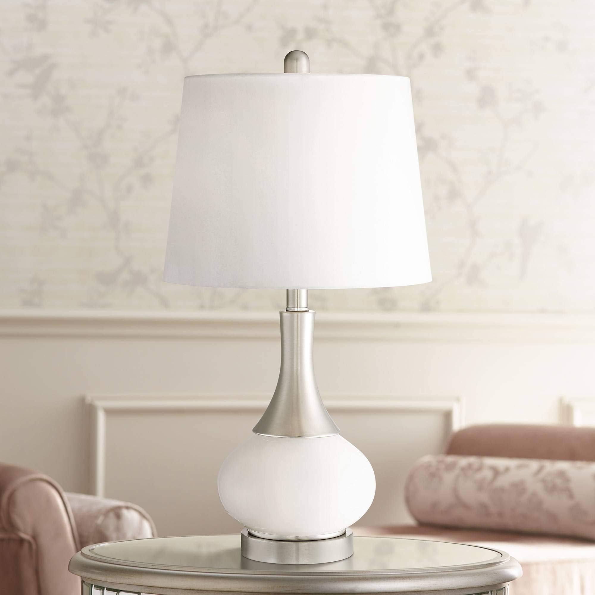360 Lighting Serrena Modern Accent Table Lamp 23" High with Nightlight ...