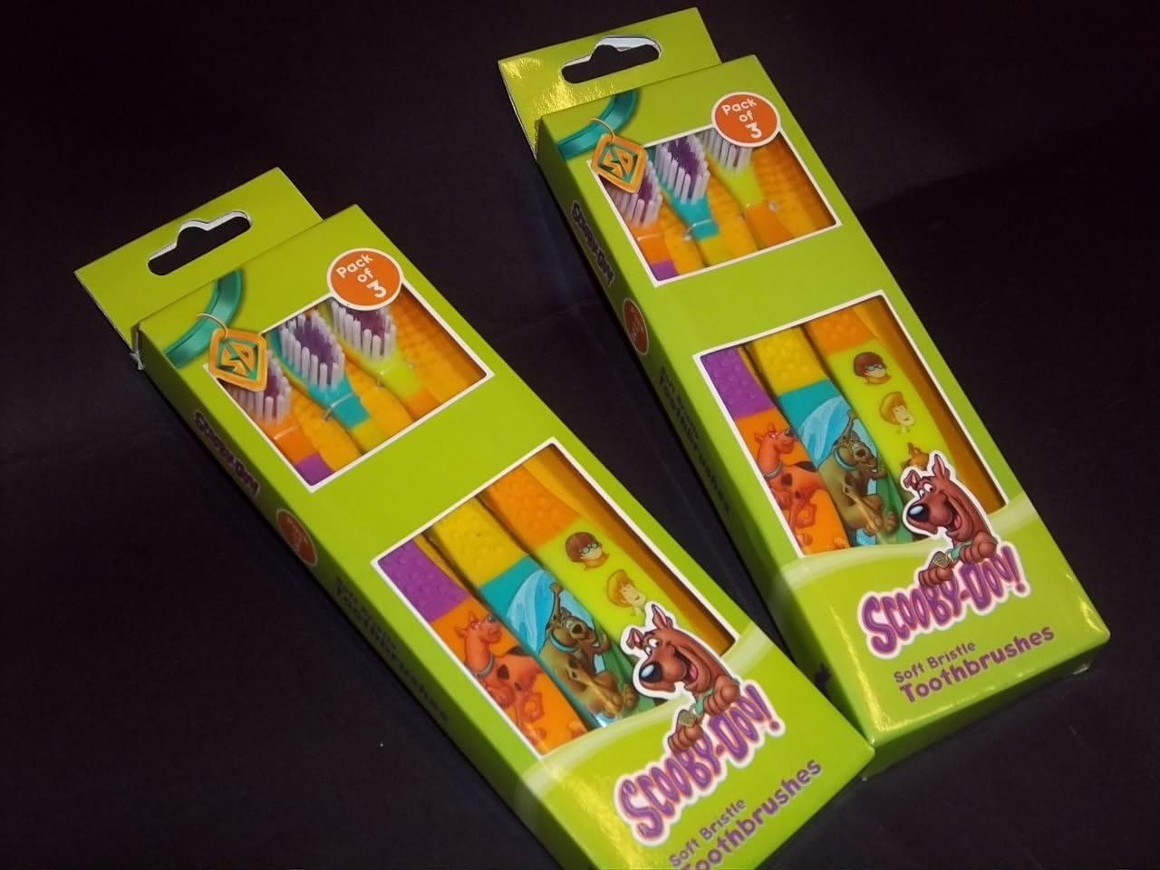 Amazon.com: TOOTHBRUSHES SCOOBY-DOO Pack of 3.: Home & Kitchen