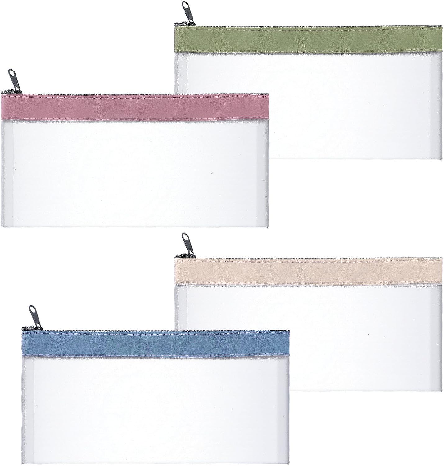 Amazon.com: YUXIANLB 4 PCS Money Bags with Zipper, 7.7 x 3.9 Inch Money ...