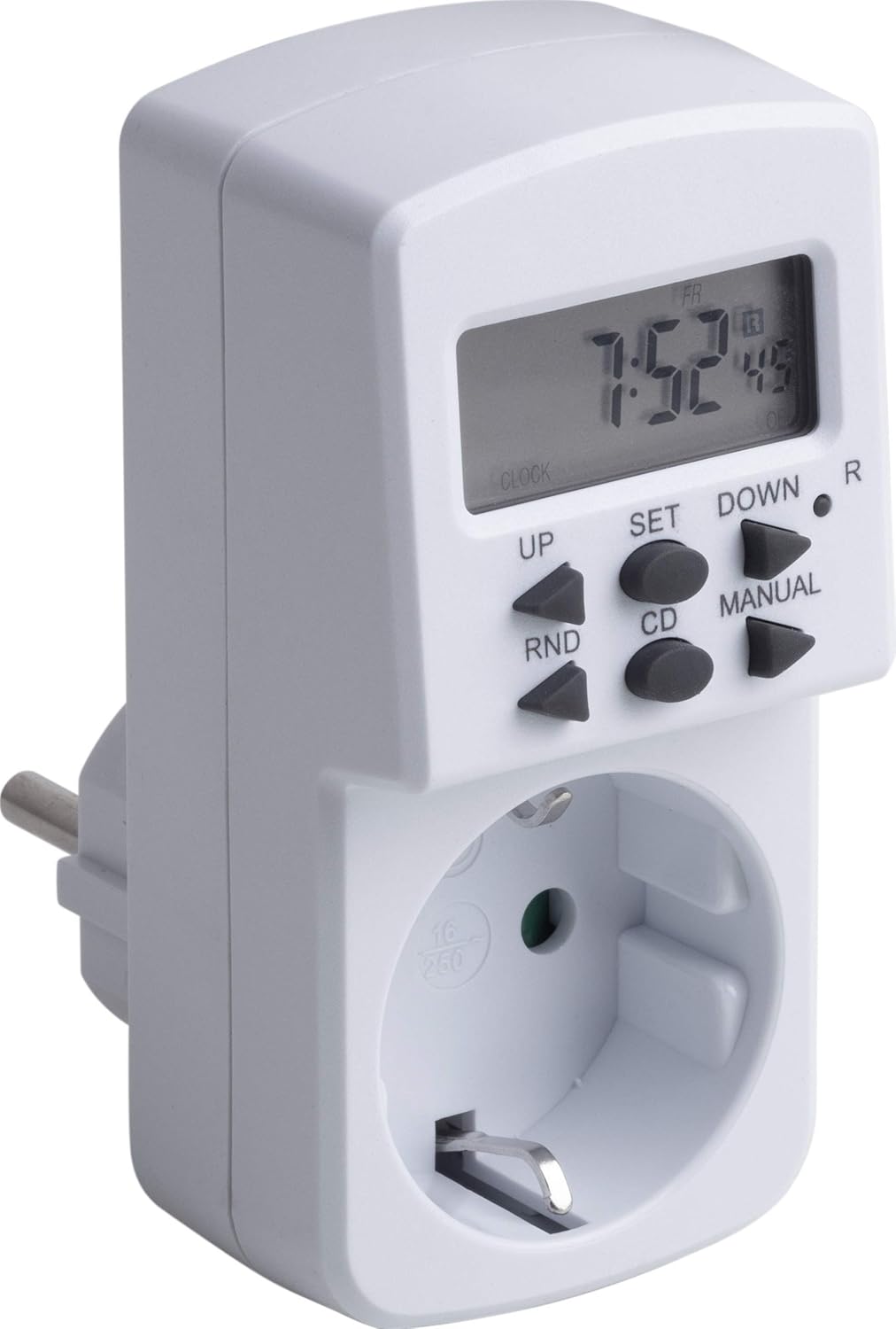 Meister Digitale tijdschakelaar, 1800 W, zomer- en wintertijd, 10 ...