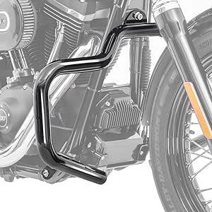 Engine Guard Mustache compatible with Harley Davidson Dyna Low Rider S ...