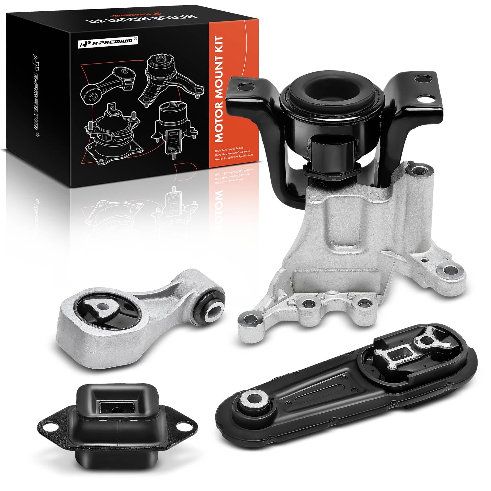 Amazon.com: A-Premium 4PCS Engine Motor Mount Transmission Mount and ...