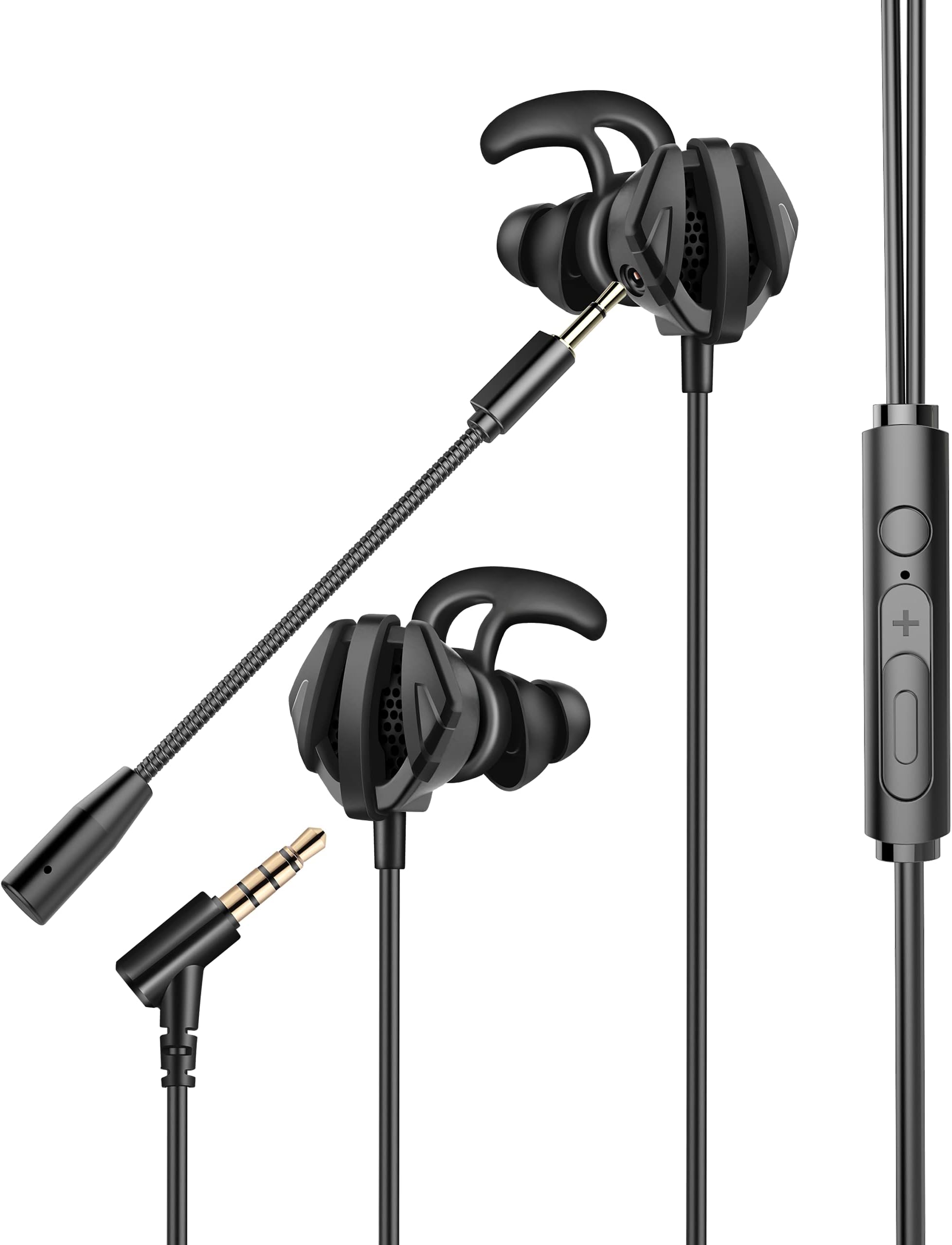 Amazon.com: ﻿Gaming Earbuds with Mic,Earphones Wired Stereo Bass with ...