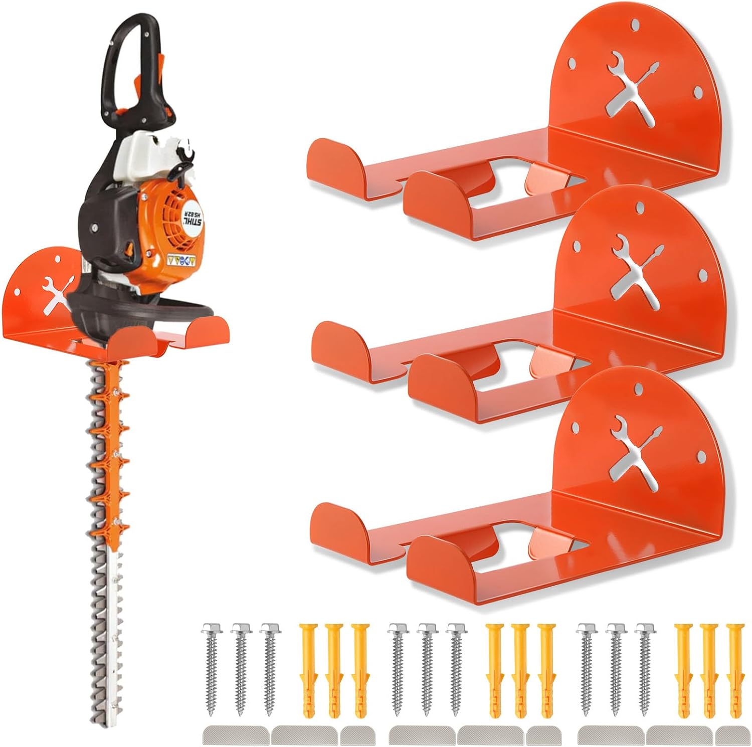 Amazon.com: Upgraded Trimmer Rack Wall Mount - 8" Heavy Duty Weed Eater ...