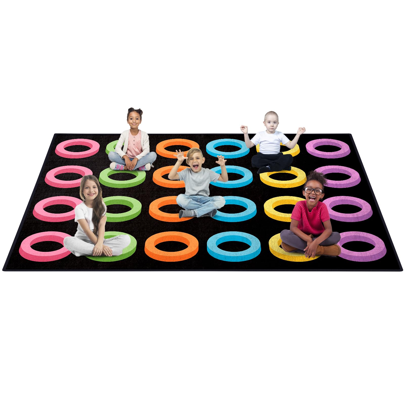 Booooom Jackson Classroom Rug Colorful Seating Classroom Carpet ...