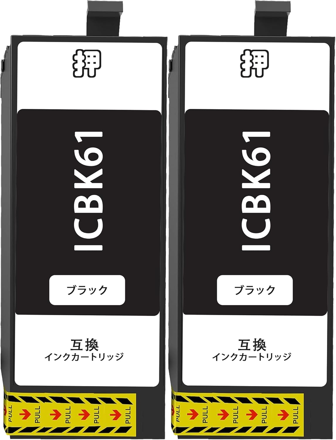 Amazon.co.jp: 【埼京企画】ICBK61 ブラック 黒 2本セット 互換インクカートリッジ (IC4CL6165) 純正インクと併用可能 残量表示あり 最新型ICチップ搭載 国内 ...