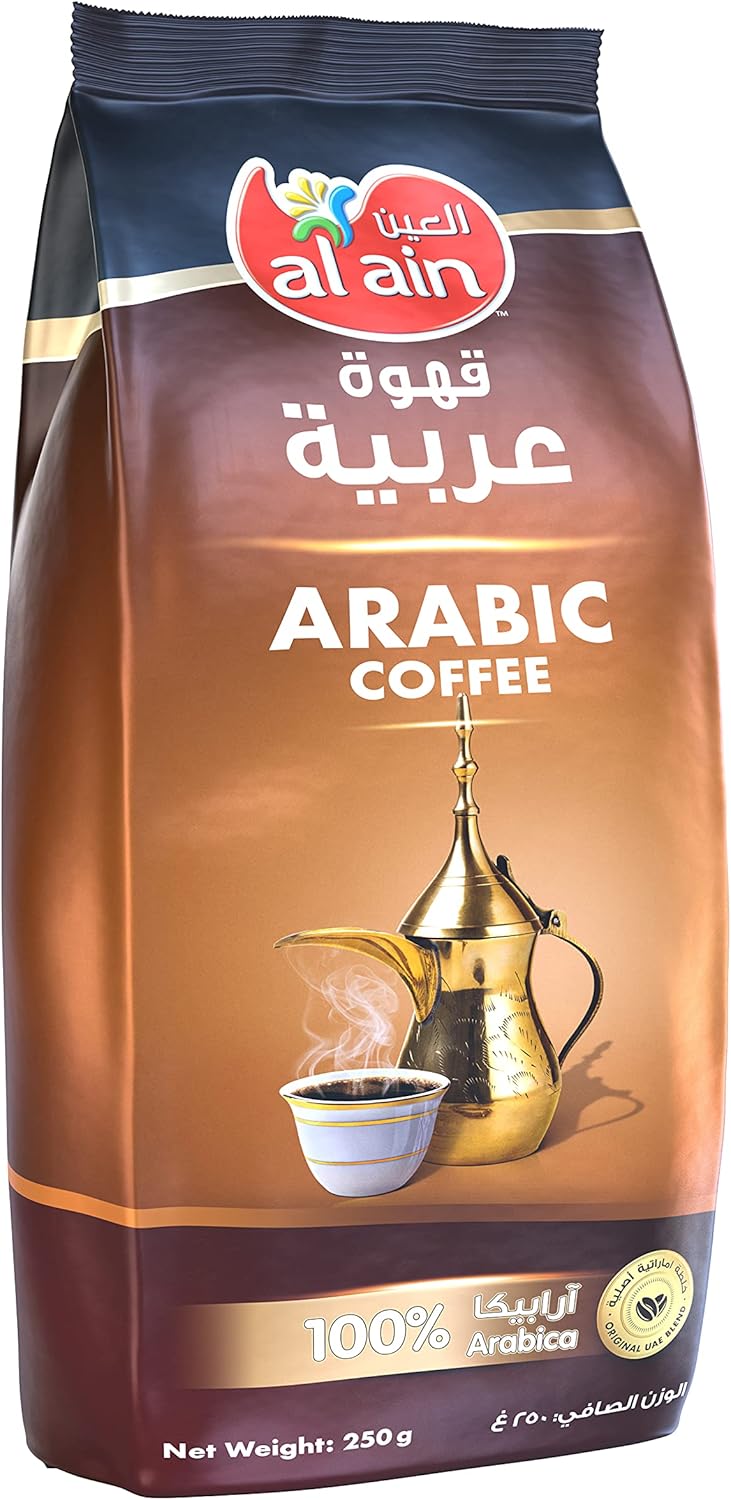 Al Ain Arabic Roasted Coffee Original, 250 Gm: Buy Online at Best Price ...