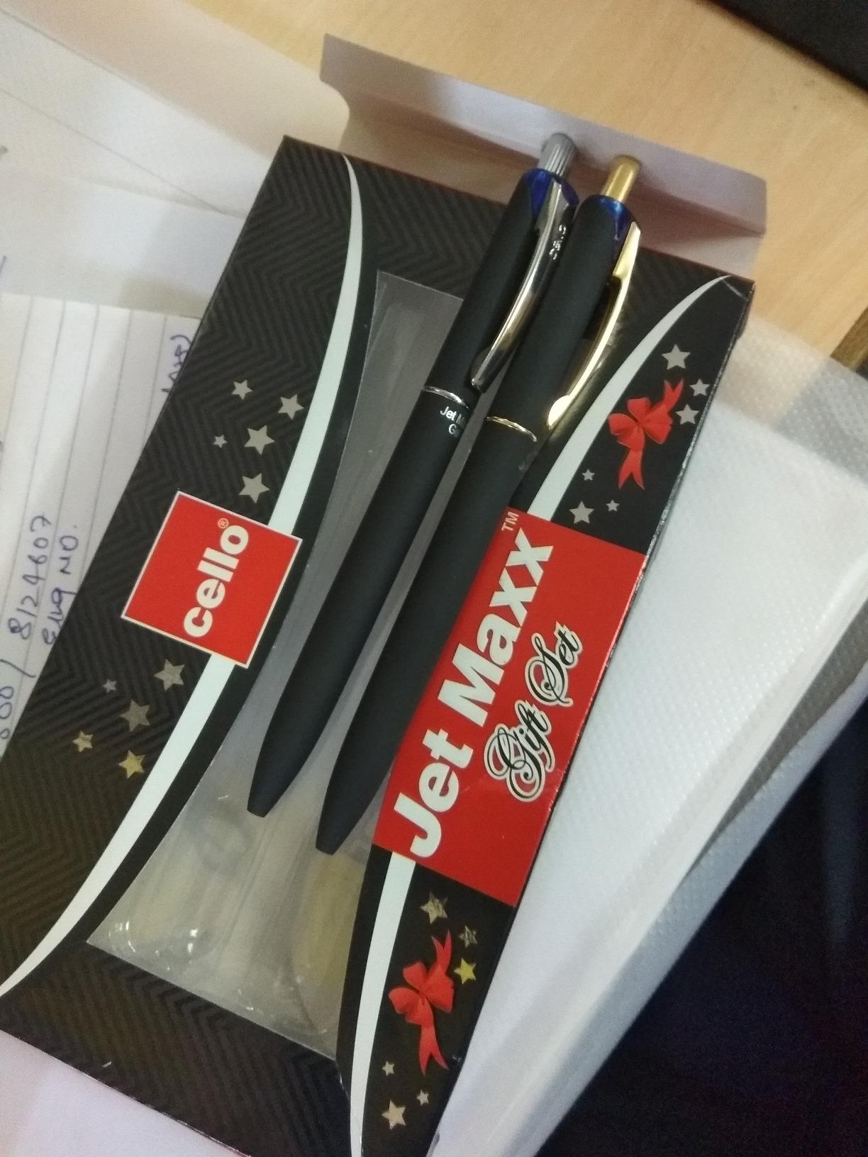 Cello Jet Maxx Ball and Gel Pen Set - Pack of 2 (Multicolor) : Amazon ...