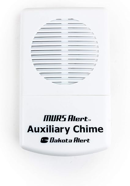Amazon.com: Dakota Alert MURS Auxiliary Chime - Battery-Operated Wired ...