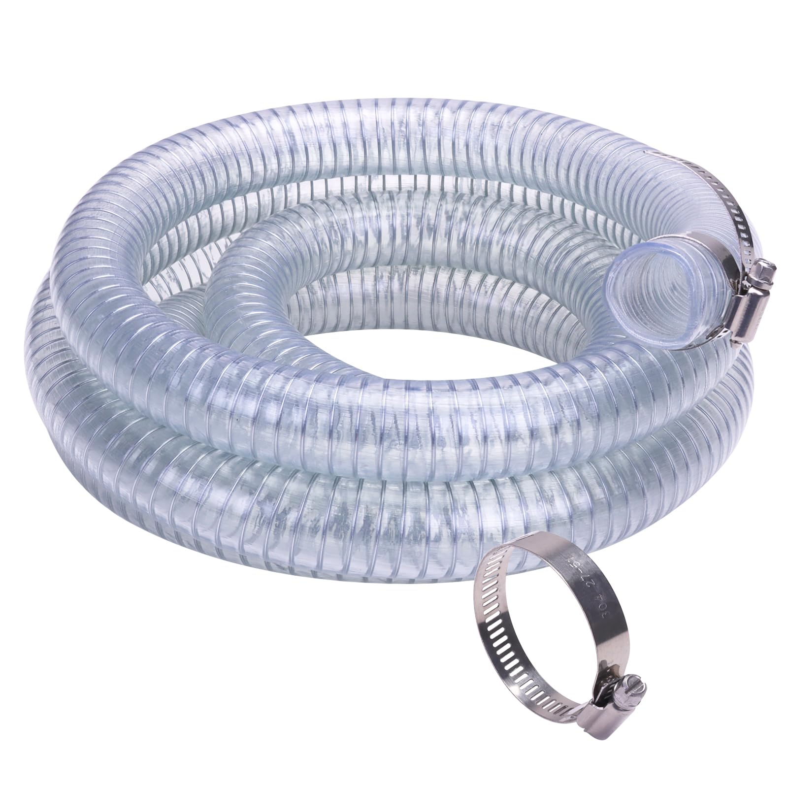 Amazon.com: DERPIPE PVC Steel Wire Tubing - 1" ID x 1-1/4" OD Heavy ...
