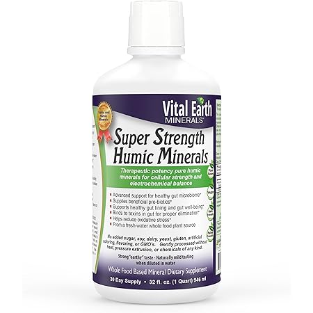 Amazon.com: Vital Earth Fulvic Humic Mineral Blend, Vegan Liquid Ionic Trace Minerals ...