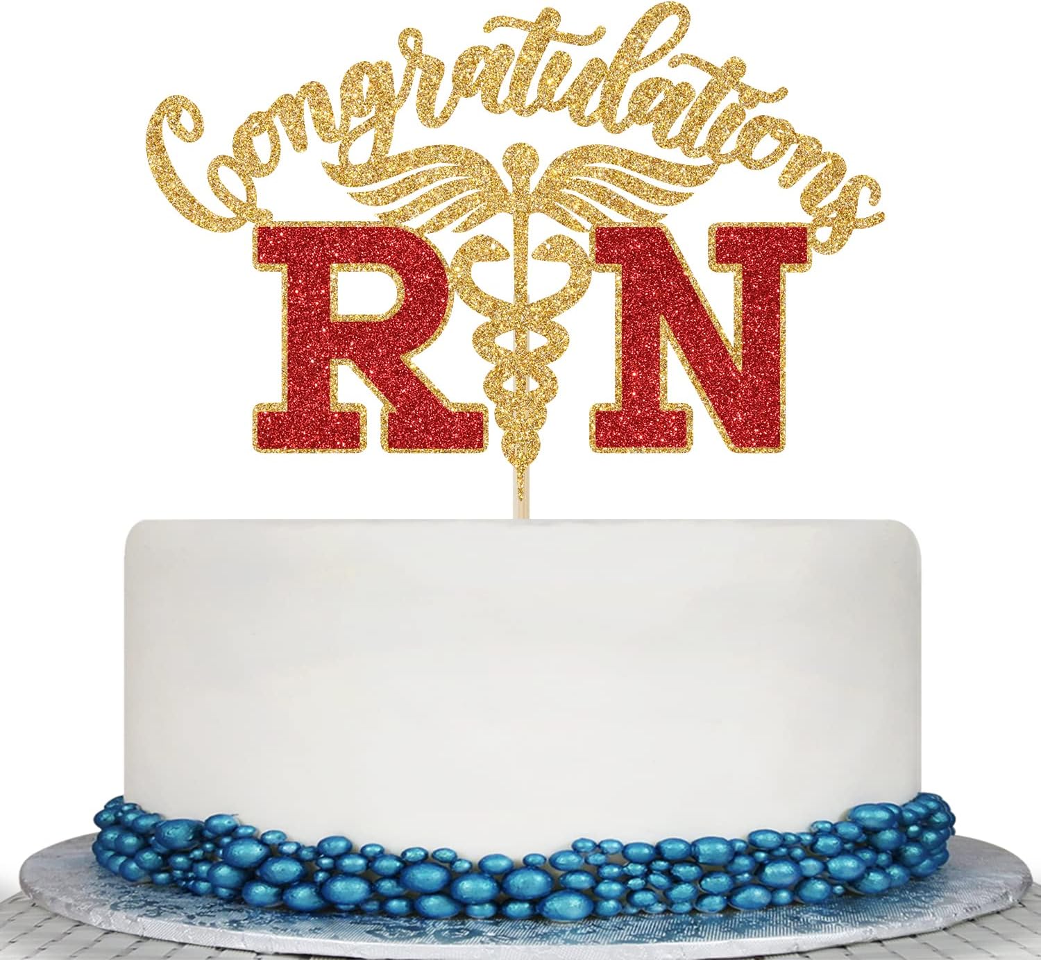 Amazon.com: Congratulations RN Cake Topper - RN Graduation Decorations ...
